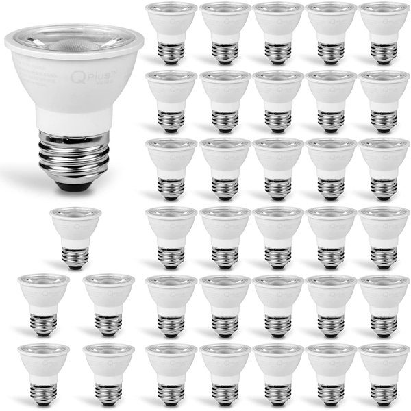 QPLUS PAR16 LED Dimmable Light Bulb, E26/Medium (Standard), 7 Watt (50 Watt Equivalent) | Wayfair